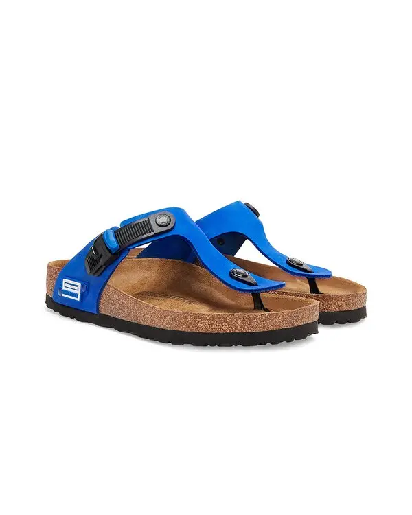 BIRKENSTOCK X Ader Error Gizeh Tech Sandals - Blue