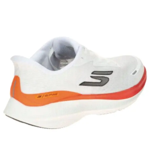Sketchers Aero Pulse Athletic Sneakers - White/black/orange