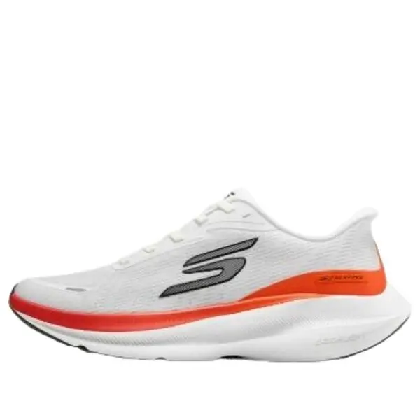 Sketchers Aero Pulse Athletic Sneakers - White/black/orange