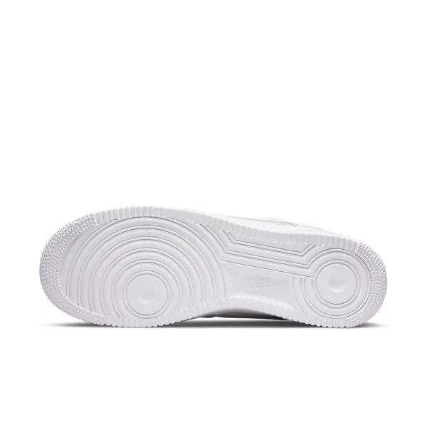 Nike Force 1 '07 Pebbled Low Top Sneakers - Grey/white