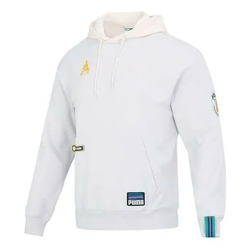 PUMA Team Badge Hoodie - Grey