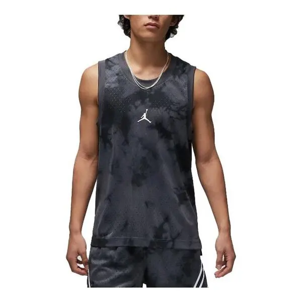 JORDAN Dry-fit Sports Mesh Jersey - Black/grey