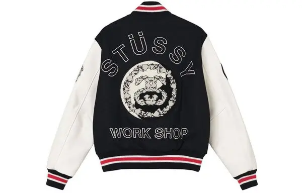 DENIM TEARS X Stussy X Our Legacy Varsity Jacket