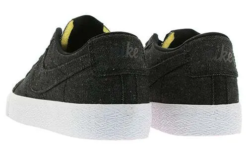 Nike Zoom Blazer Low Sb Canvas Deconstructed Sneakers - Black