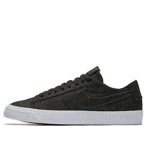 Nike Zoom Blazer Low Sb Canvas Deconstructed Sneakers - Black
