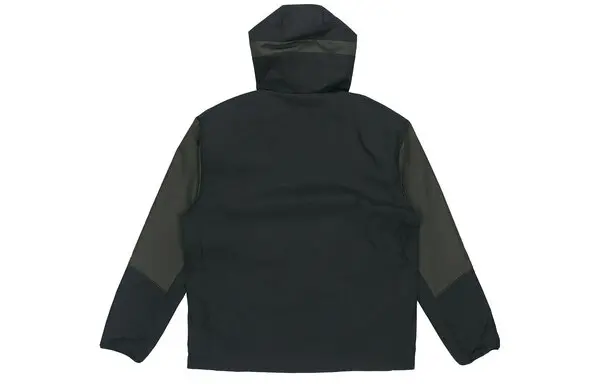Adidas Hooded Windproof Jacket With Three-stripes Detail