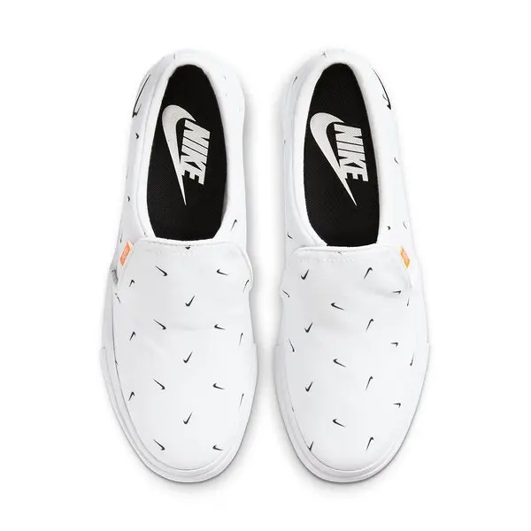 Nike Court Royale Swoosh Print Slip-on Sneakers