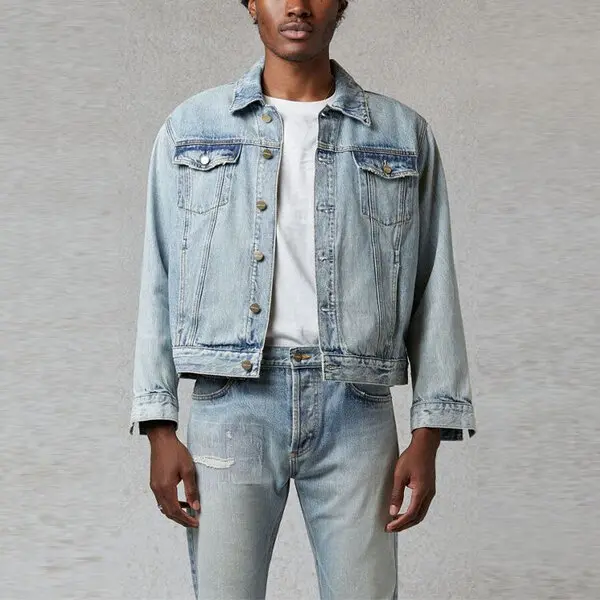 Fear Of God Light Denim Trucker Jacket