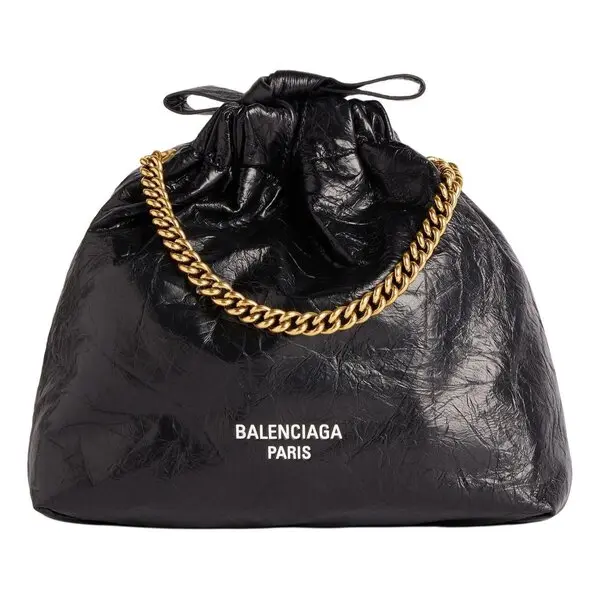 Balenciaga Crush Xs Tote Bag - Black