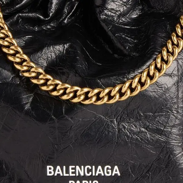 Balenciaga Crush Xs Tote Bag - Black