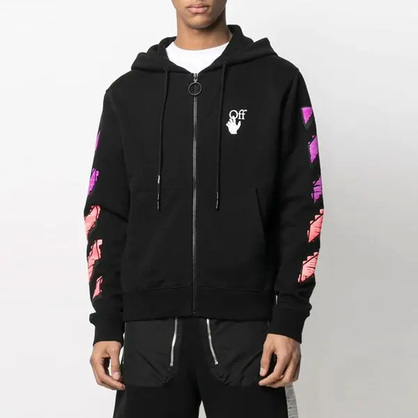 Off-White Gradient Zipper Classic Hoodie