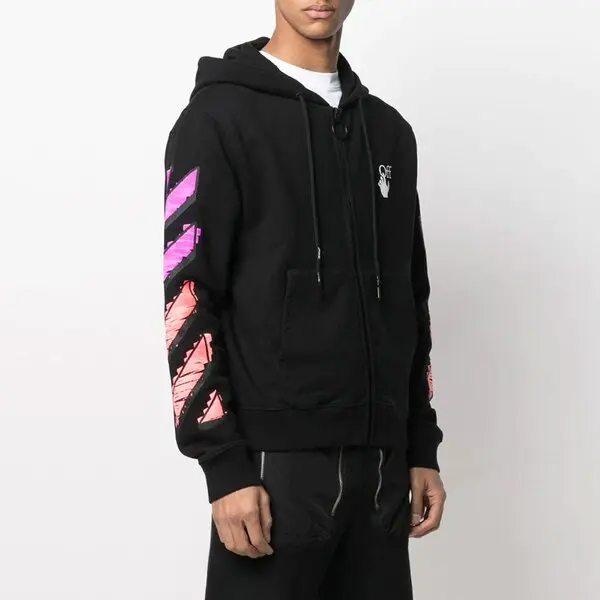 Off-White Gradient Zipper Classic Hoodie