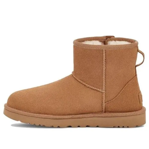 UGG Classic Mini Bailey Zip Ankle Boots - Light Brown