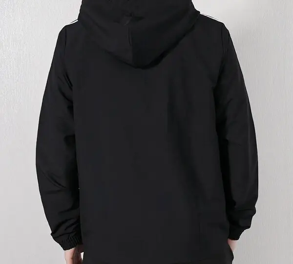 Adidas Hooded Jacket With Signature Stripes
