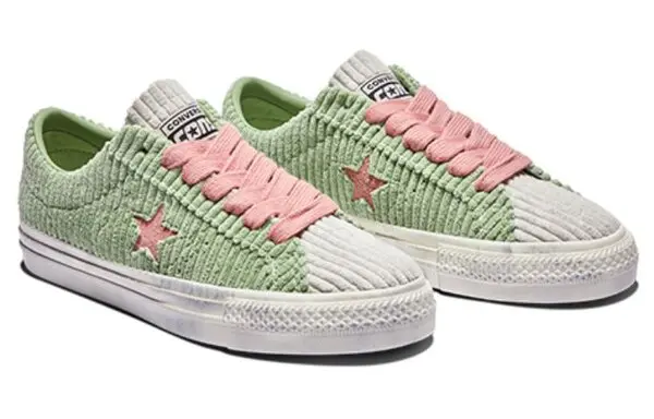 CONVERSE Low Top Corduroy Sneakers With Star Detailing