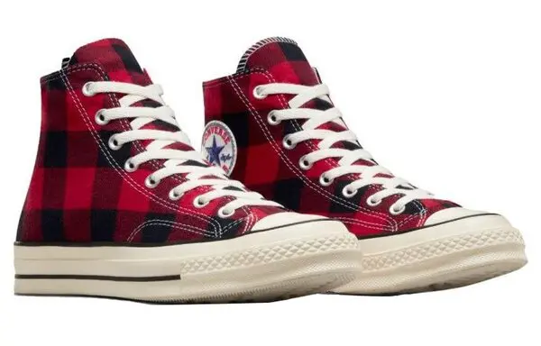 CONVERSE Beyond Retro X Chuck 70 High Upcycled Flannel Sneakers