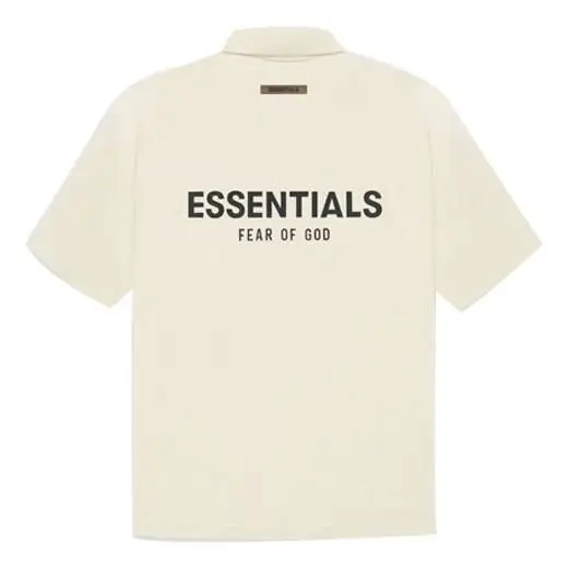 Fear Of God Ss21 Polo Shirt 'buttercream