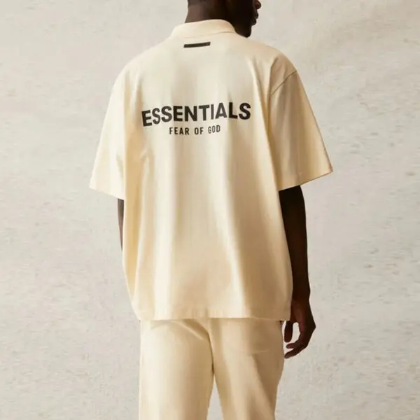 Fear Of God Ss21 Polo Shirt 'buttercream