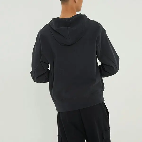 Nike Embroidered Logo Half Zip Hooded Knit Pullover