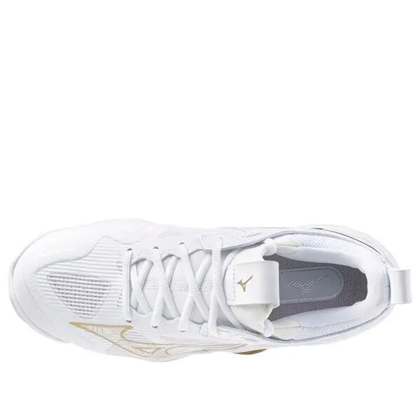 Mizuno Wave Momentum 3 Sneakers - White/gold