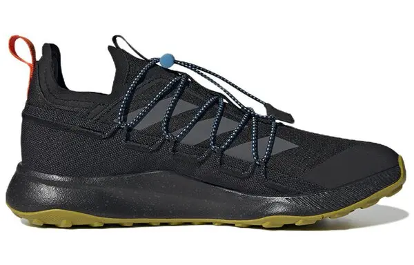 Adidas Terrex Voyager 21 Canvas Travel Shoe - Black/orange/blue