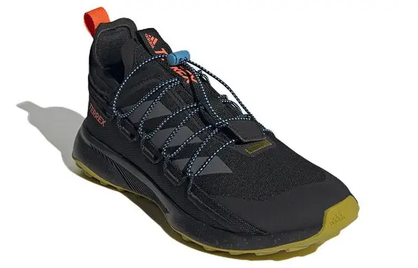 Adidas Terrex Voyager 21 Canvas Travel Shoe - Black/orange/blue