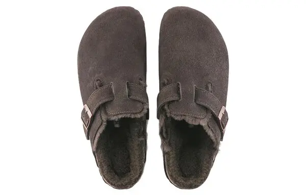 BIRKENSTOCK Boston Shearling Clogs - Brown