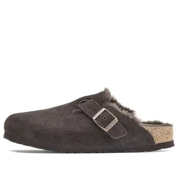 BIRKENSTOCK Boston Shearling Clogs - Brown