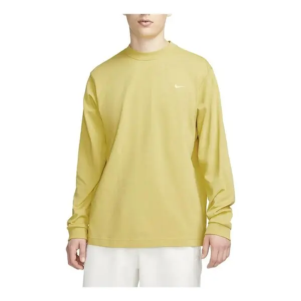 Nike Solo Swoosh Long-sleeve Top - Yellow