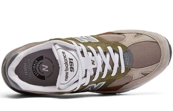 NEW BALANCE 991 Nu Block Tan - Grey/olive-tan