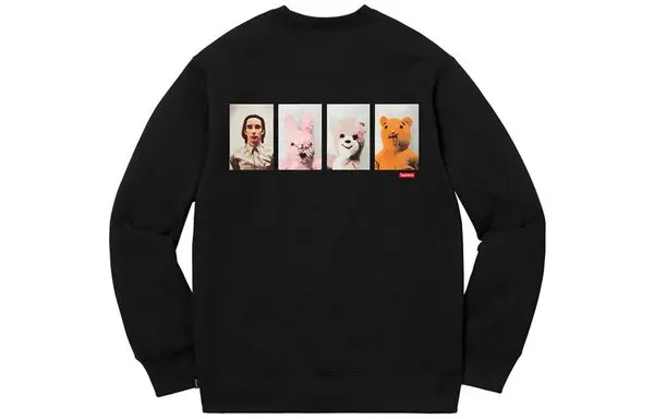 Supreme Mike Kelley Ahhyouth! Crewneck Sweatshirt - Black