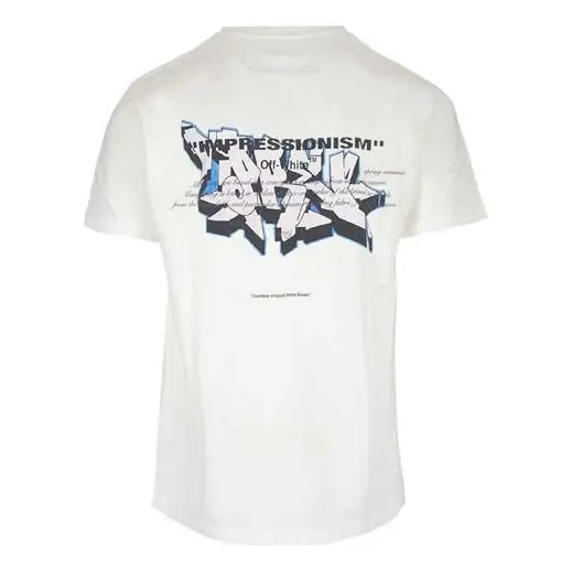 Off-White Short Sleeve Logo Normal Fit - White