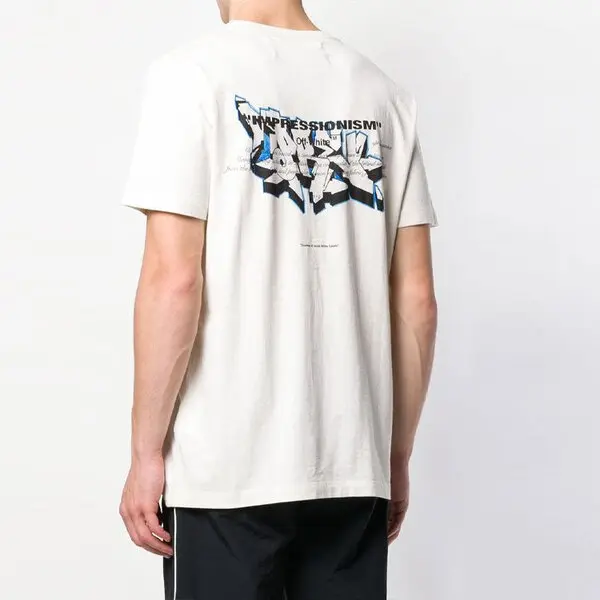 Off-White Short Sleeve Logo Normal Fit