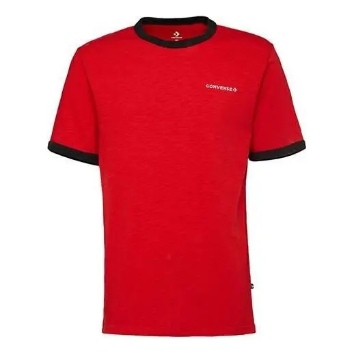 CONVERSE Slub Ringer Ss Tee Asia Sizing - Red