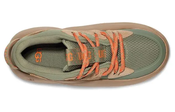 UGG La Alto Lace Outdoor Sneakers - Beige/tan/green