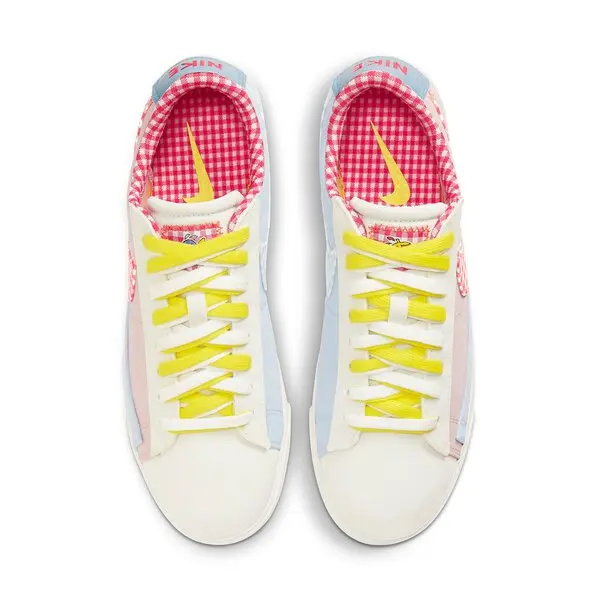 Nike Blazer Low Lx "picnic" Sneakers - Pink/yellow/blue
