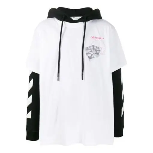 Off-White Arm Printing Loose Fit - White