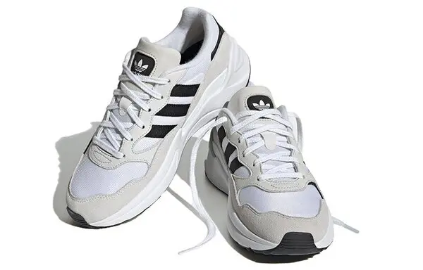 Adidas Originals Retropy Adisuper Low Top Sneakers - White/grey/black