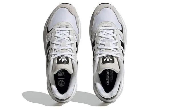 Adidas Originals Retropy Adisuper Low Top Sneakers - White/grey/black