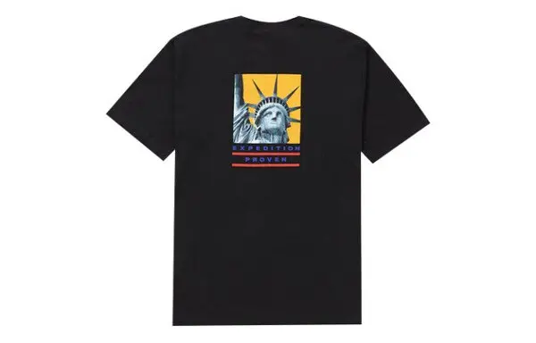 Supreme Fw19 Week 10 X The North Face Statue Of Liberty Tee - Black
