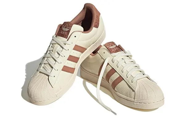 Adidas Originals Superstar Sneakers - Cream/brown