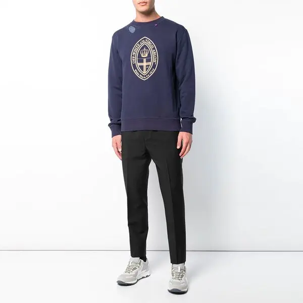 Off-White Distressed Logo Sweatshirt