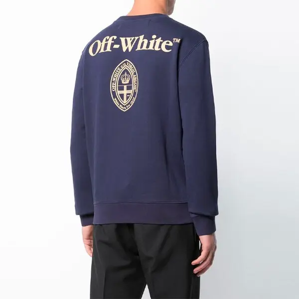 Off-White Distressed Logo Sweatshirt