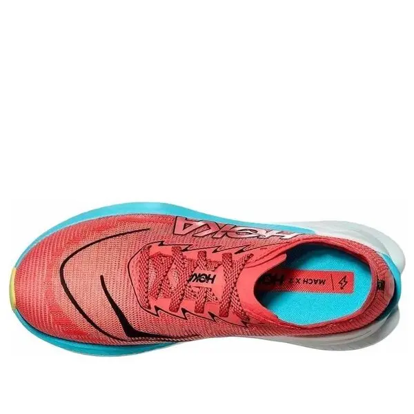 Hoka One One Hoka Mach X 2 Athletic Sneakers - Grapefruit/electric Coral
