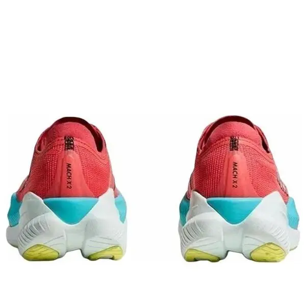 Hoka One One Hoka Mach X 2 Athletic Sneakers - Grapefruit/electric Coral