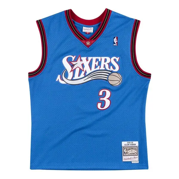 Mitchell & Ness X Nba Philadelphia 76ers 1999-2000 Swingman Jersey Allen Iverson #3 - Blue
