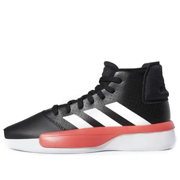 Adidas Pro Adversary High Top Basketball Sneakers - Black