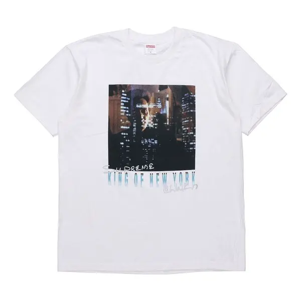 Supreme Christopher Walken King Of New York Tee - White
