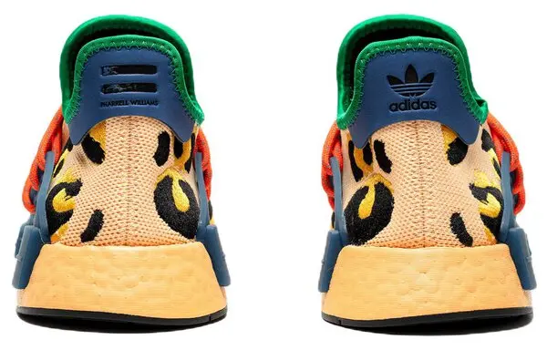Adidas X Pharrell Nmd Hu Animal Print Sneakers - Yellowblack