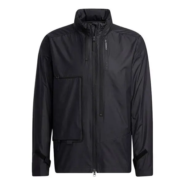 Adidas Hooded Zipper Jacket - Black